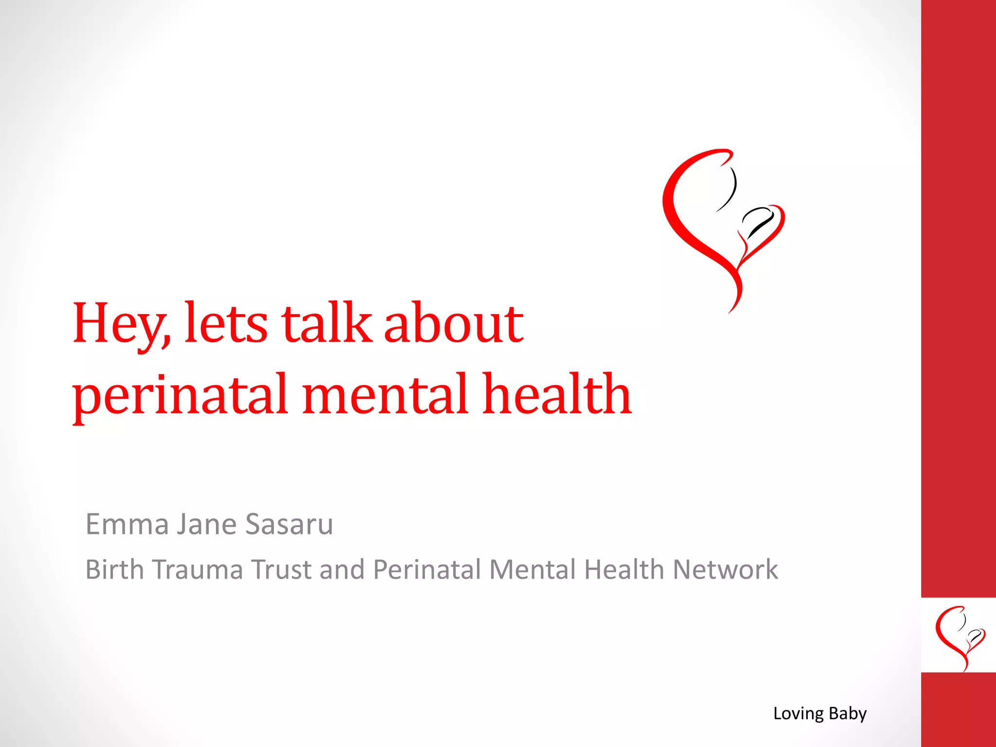 Perinatal Mental Health Awareness | PPSX