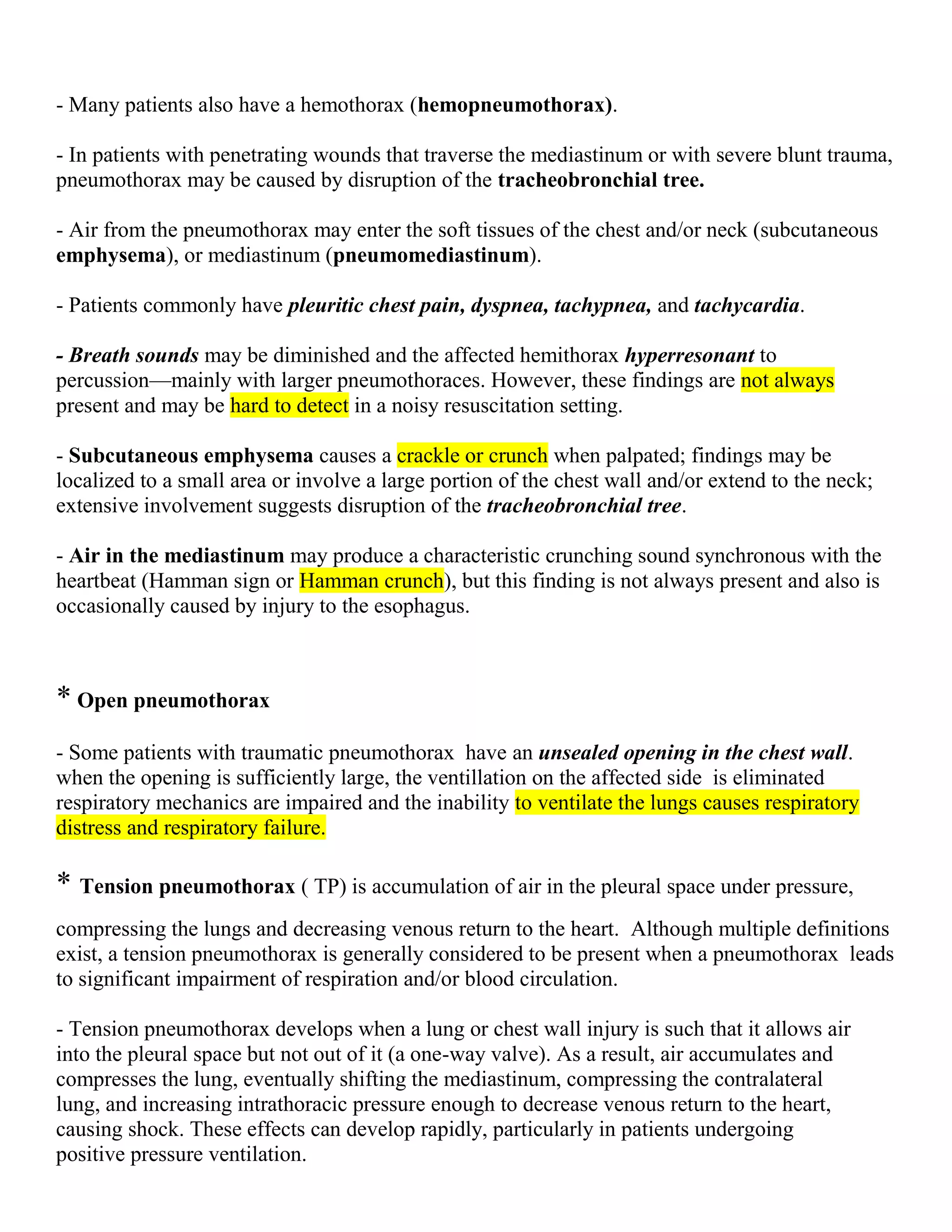 Walif Chbeir: Medical Imaging of PneumoThorax (PNO)–1 | PDF