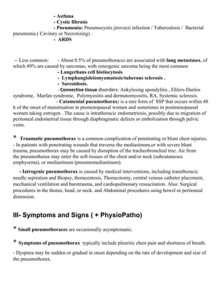 Walif Chbeir: Medical Imaging of PneumoThorax (PNO)–1 | PDF