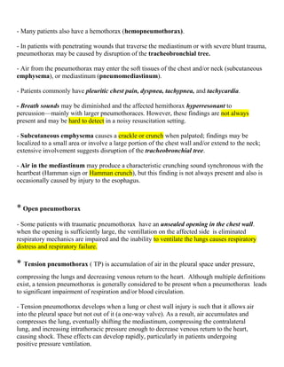 Walif Chbeir: Medical Imaging of PneumoThorax (PNO)–1 | PDF