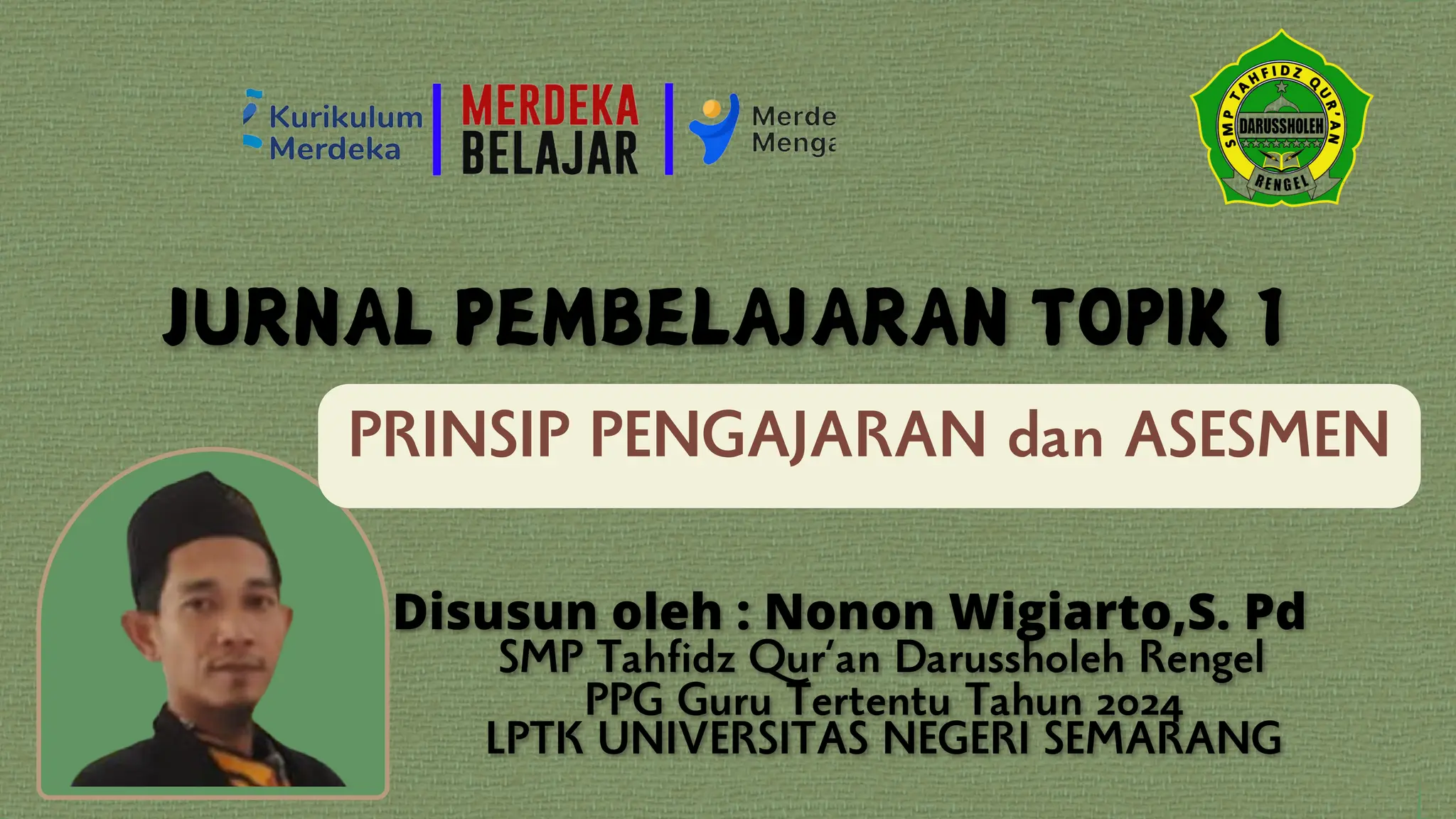 MODUL TOPIK 1 PRINSIP PENGAJARAN DAN ASESMEN | PDF