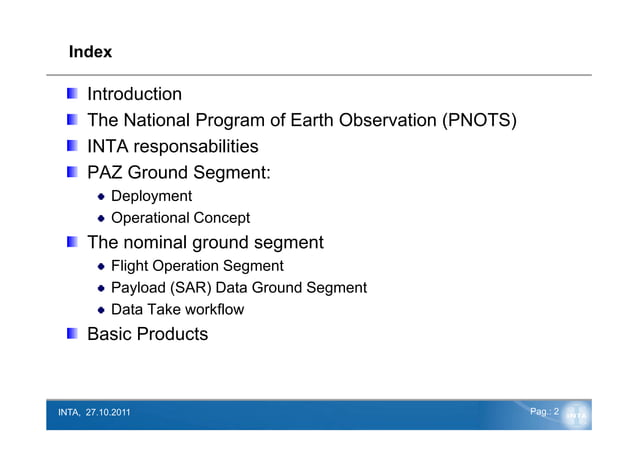 Paz Ground Segment | PDF