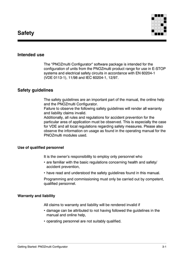 Pnoz multi configurator manual | PDF