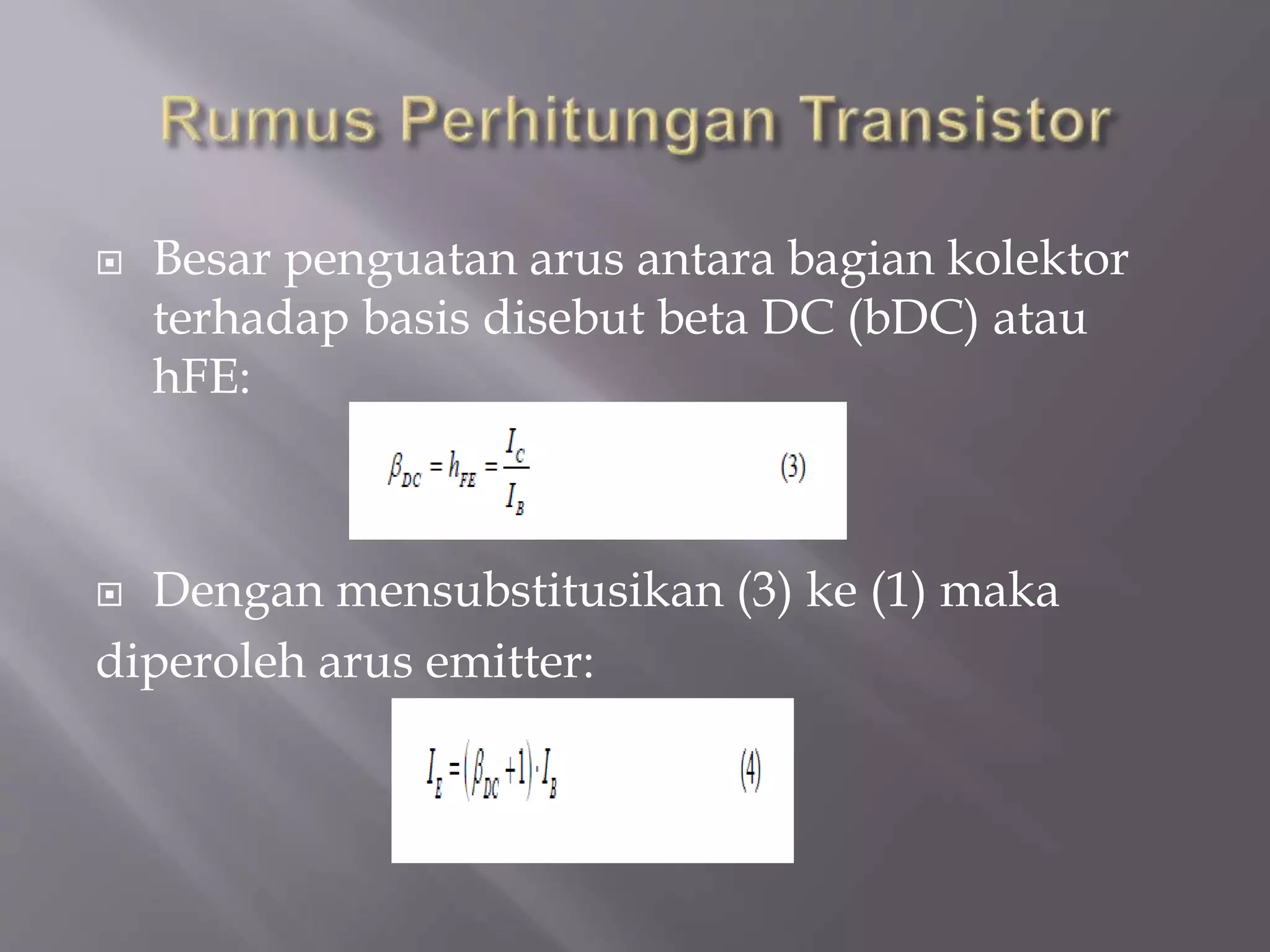 Transistor PNP | PPT