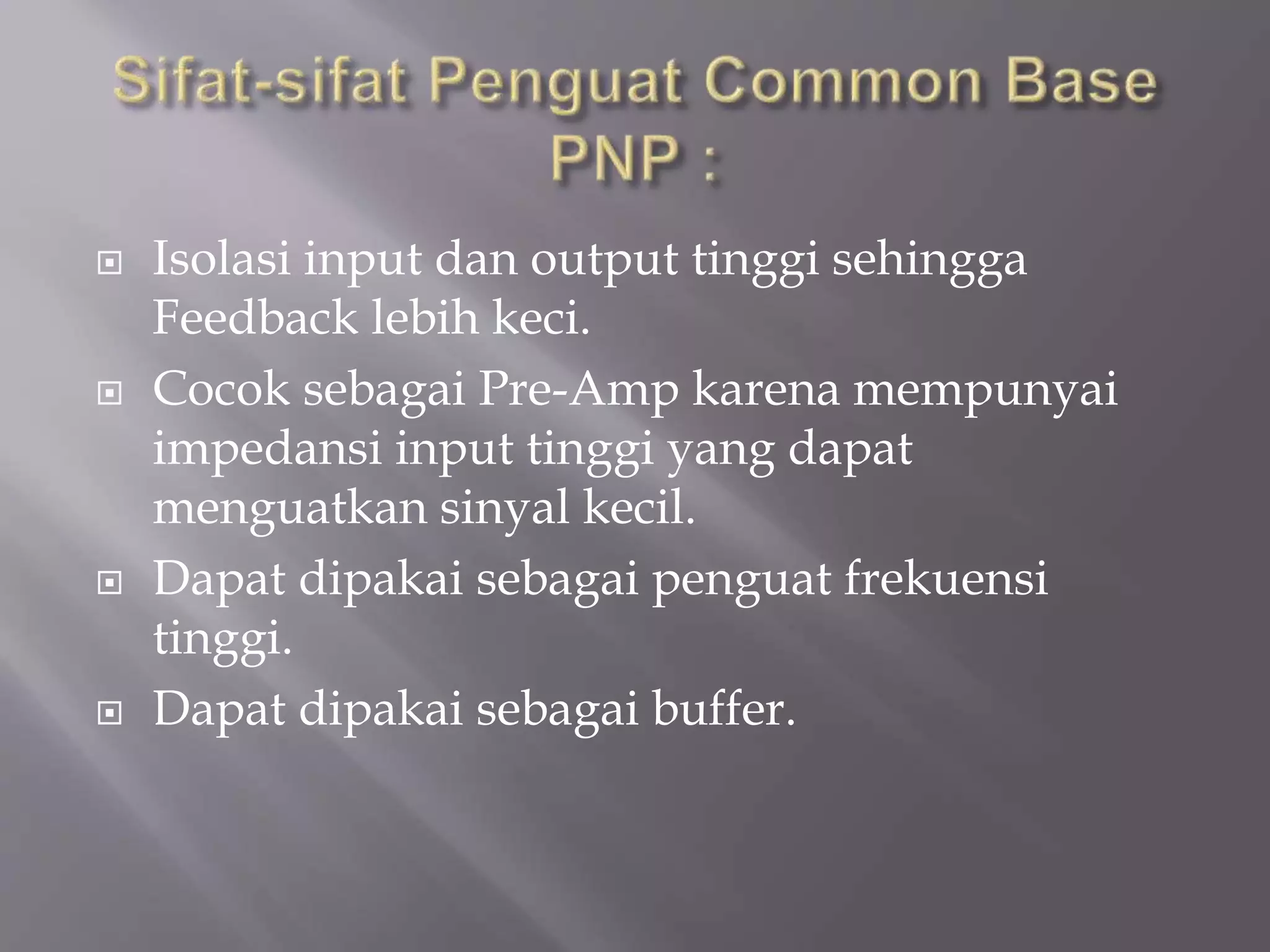 Transistor PNP | PPT