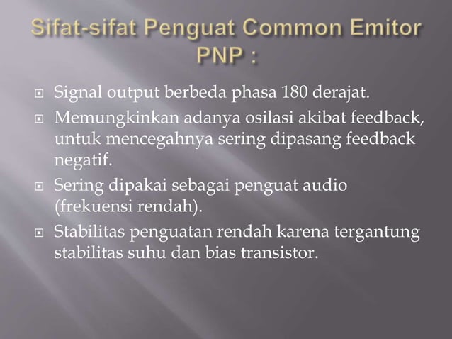 Transistor PNP | PPT