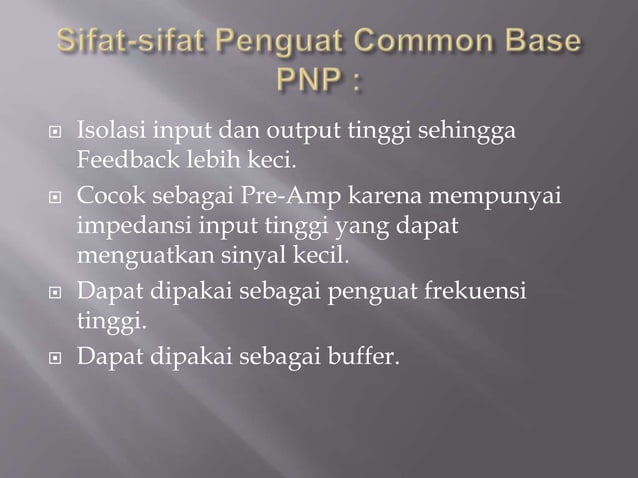 Transistor PNP | PPT