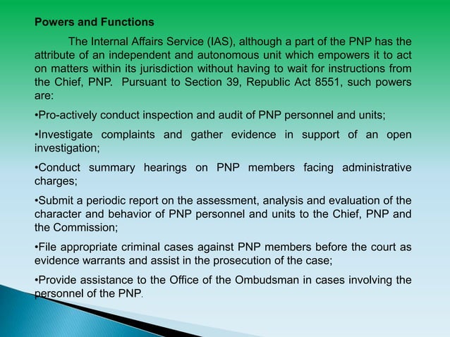 Pnp Ias Iid Ppt