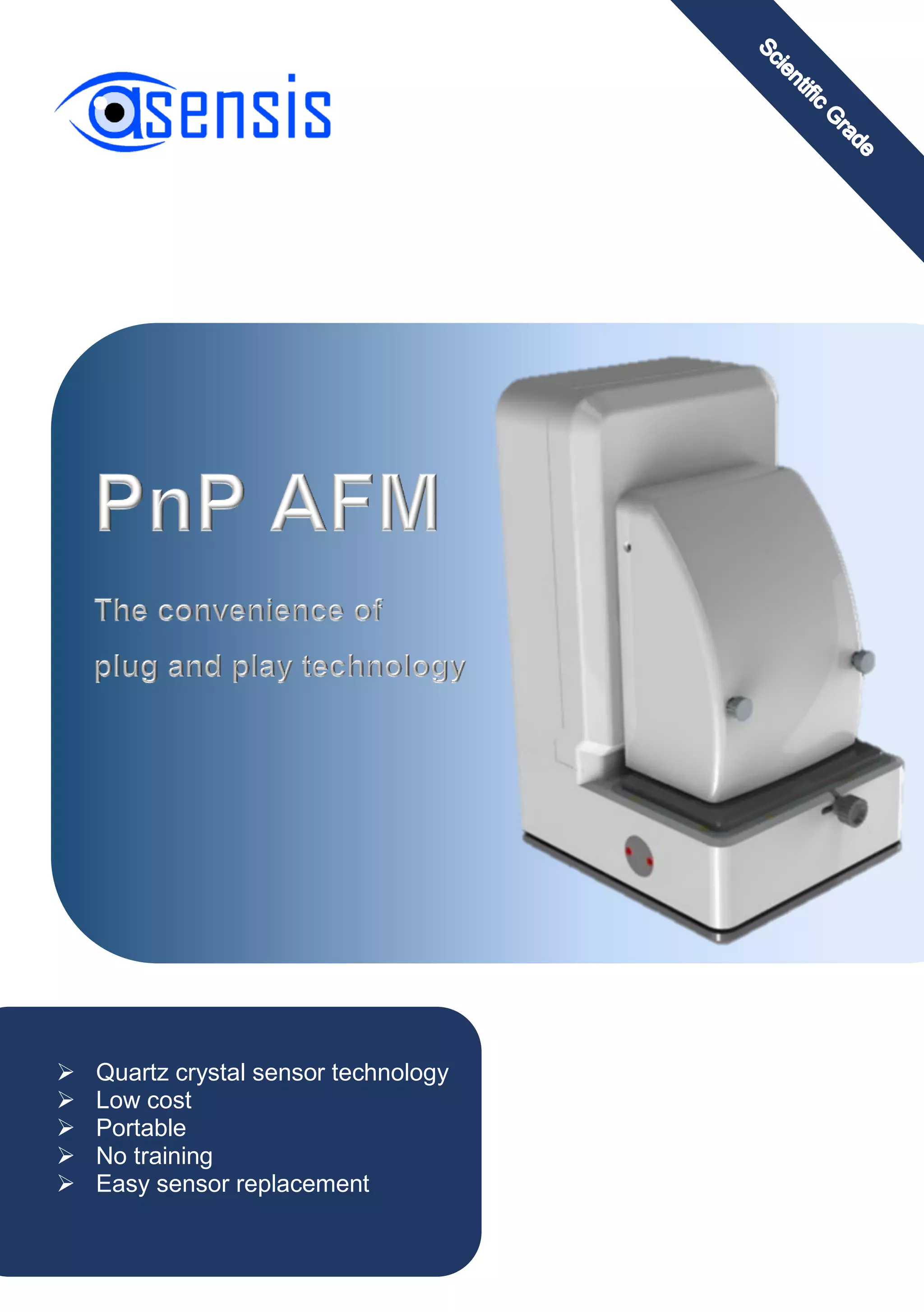 PnP AFM brochure | PDF | Chemistry | Science