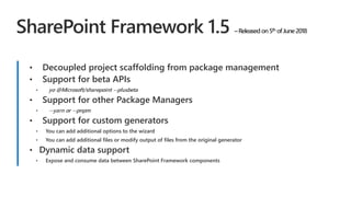 SharePoint Dev Ecosystem / PnP - June 2018 monthly call | PPT