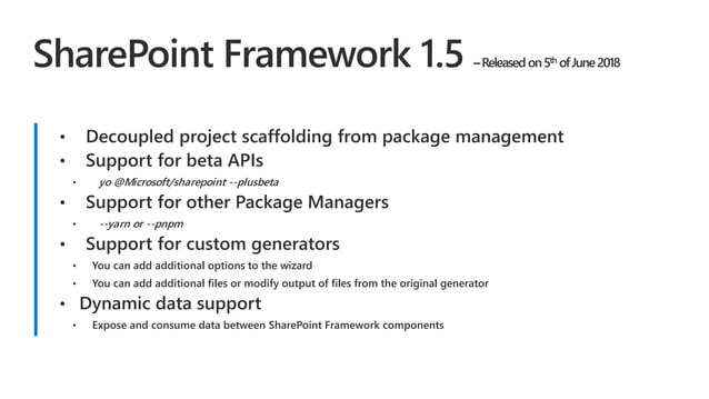 SharePoint Dev Ecosystem / PnP - June 2018 monthly call | PPT