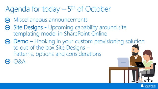 Sharepoint Patterns And Practices Pnp Core And Pnp Powershell Sig 7th Of October Ppt