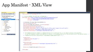 Patterns and Practices in Building Office Add-ins | PPTX | Desktop Publishing | Computer ...