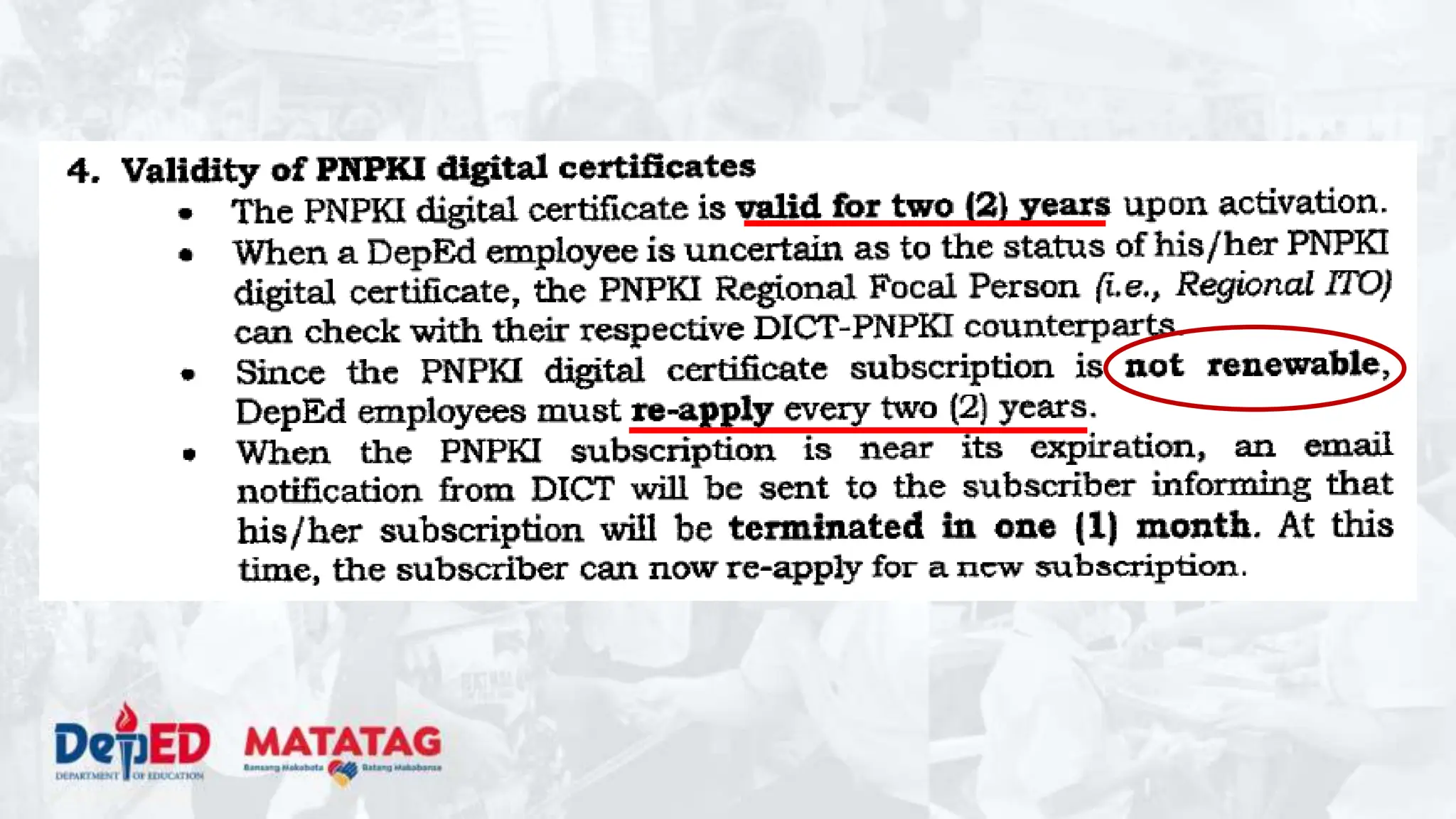PNPKI sample for fill up................ | PPT