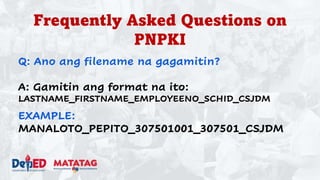PNPKI sample for fill up................ | PPT