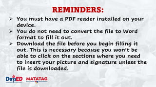 PNPKI sample for fill up................ | PPT