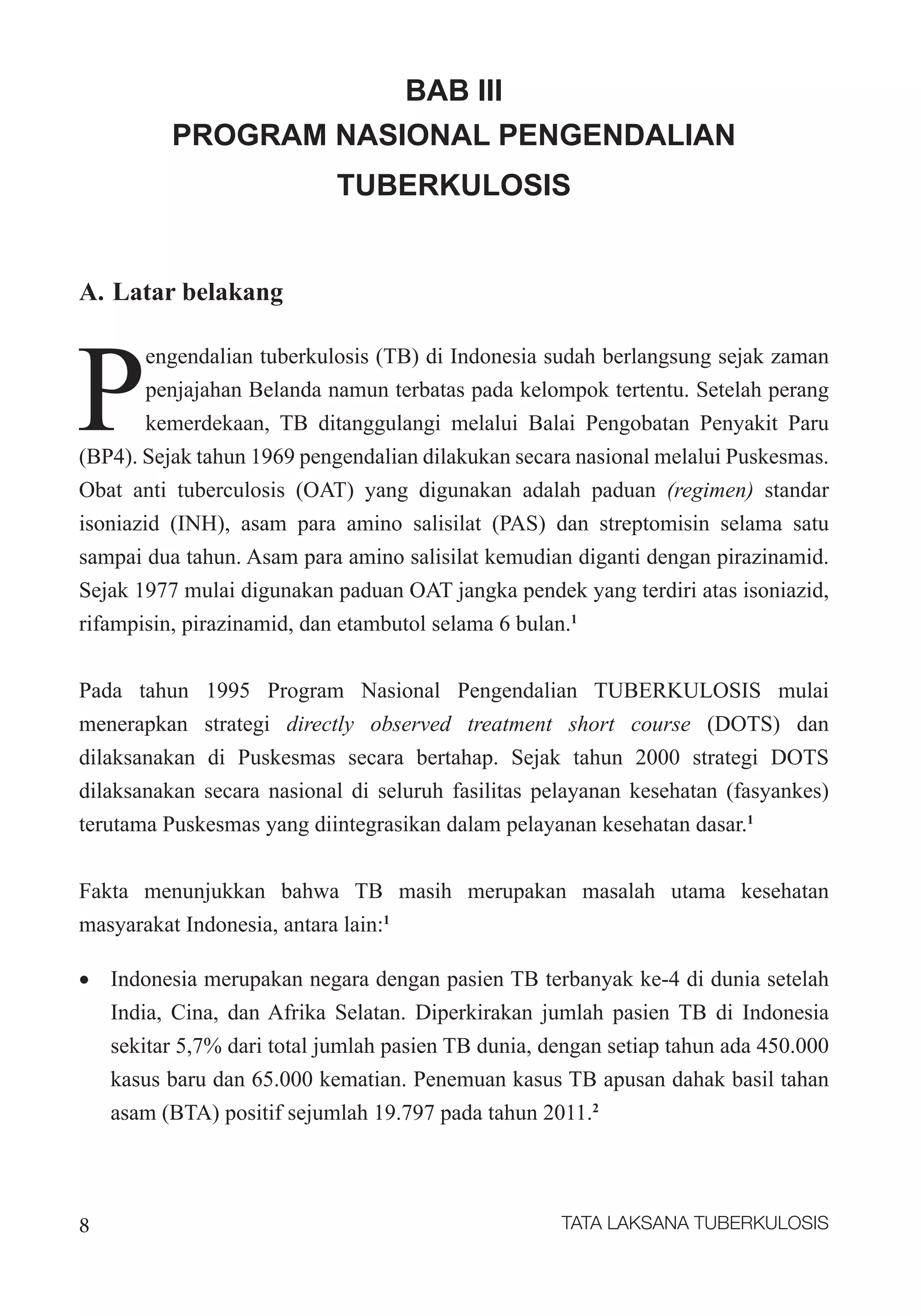 Pedoman Nasional Pelayanan Kedokteran Tata Laksana Tuberkulosis - 2013 ...