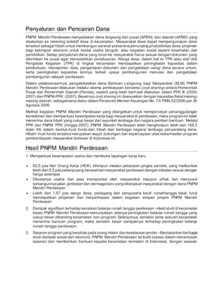 Pnpm mandiri pedesaan | DOCX