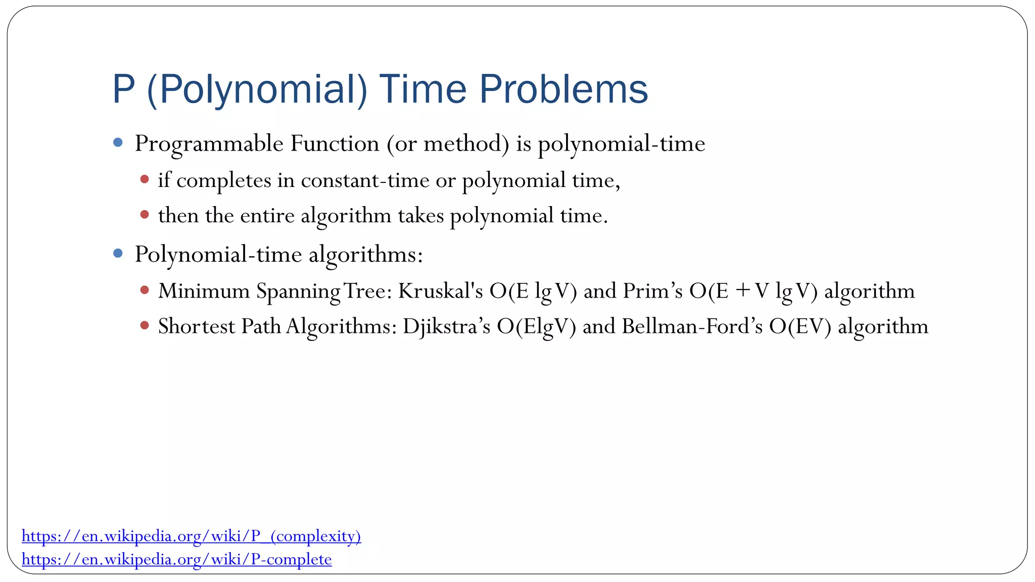 P, NP, NP-Complete, and NP-Hard | PDF