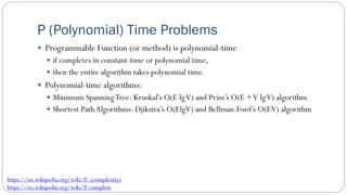 P, NP, NP-Complete, and NP-Hard | PDF