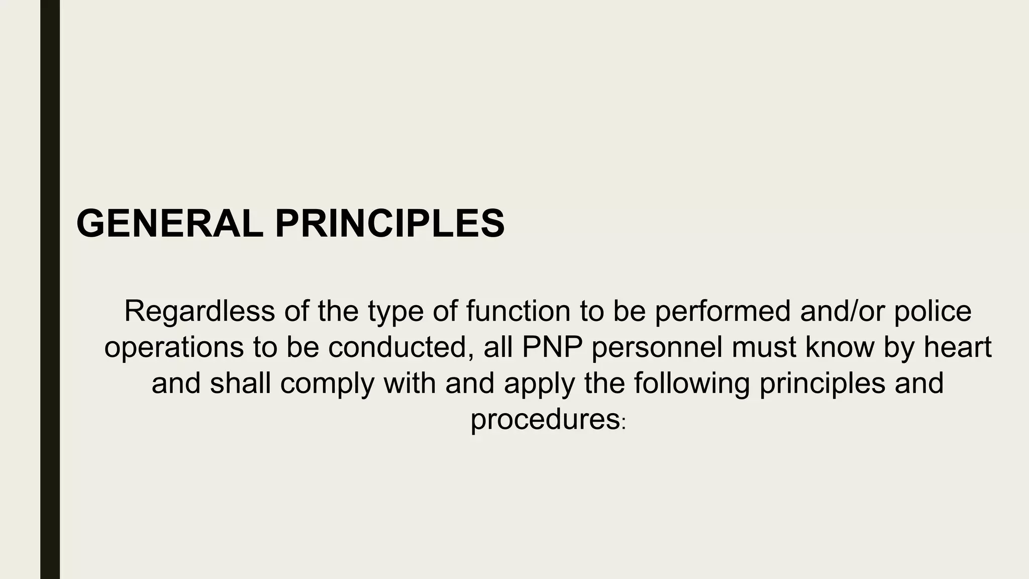 Pnp operational procedure | PPTX