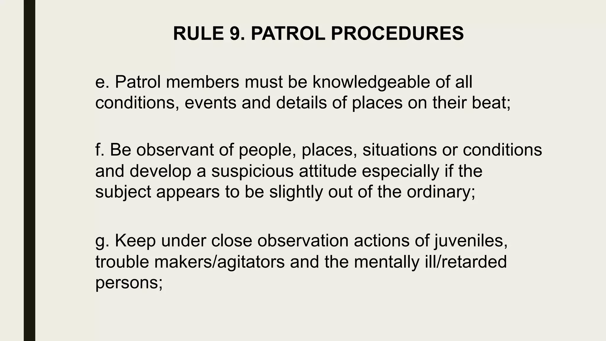 Pnp operational procedure | PPTX | Law