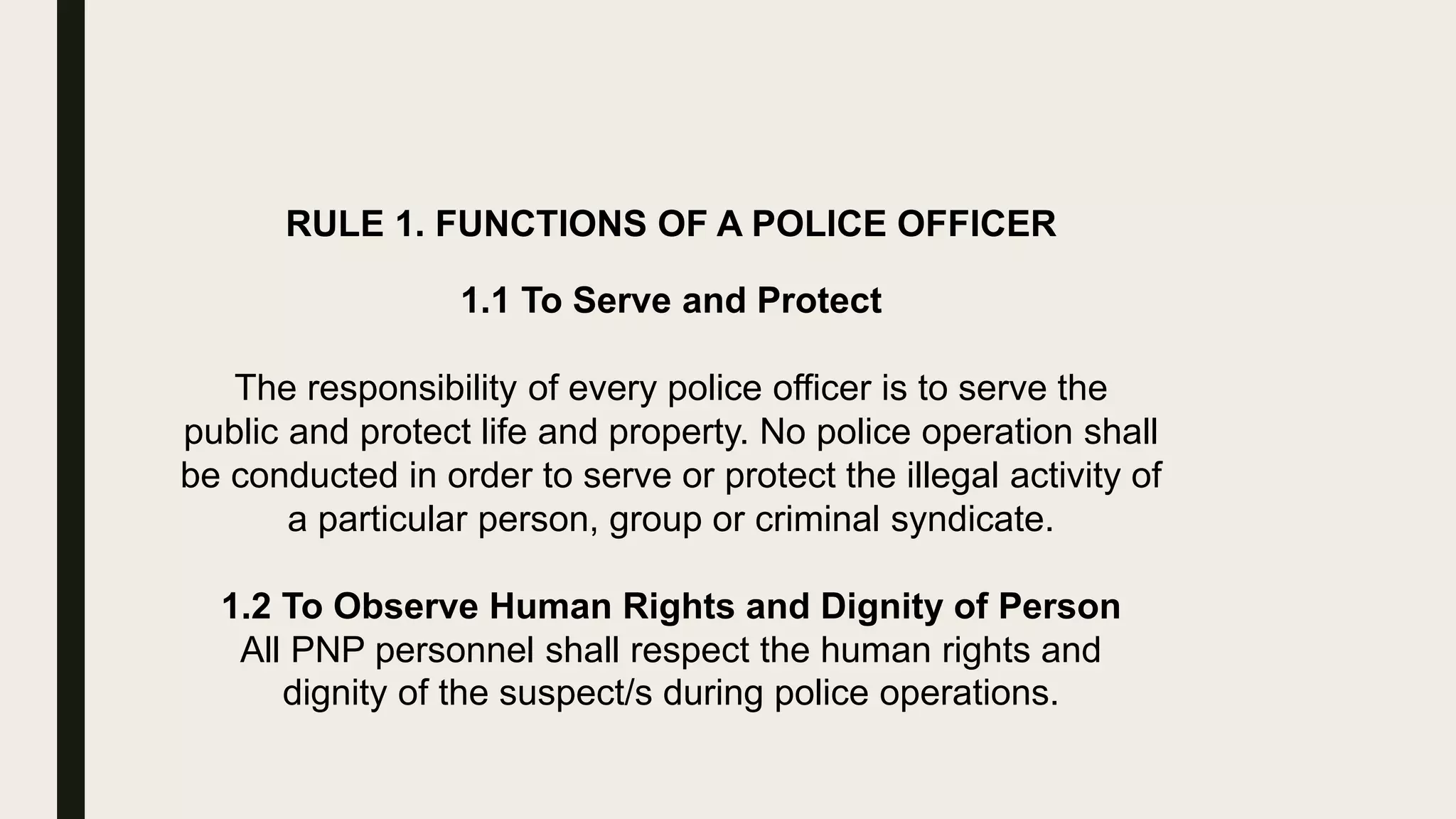 Pnp operational procedure | PPTX