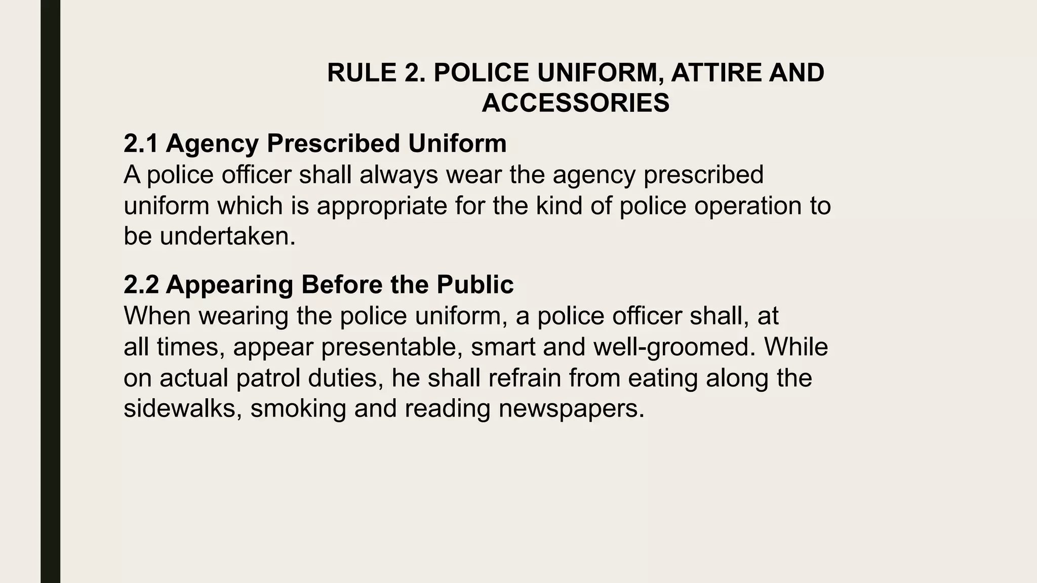 Pnp operational procedure | PPTX | Law