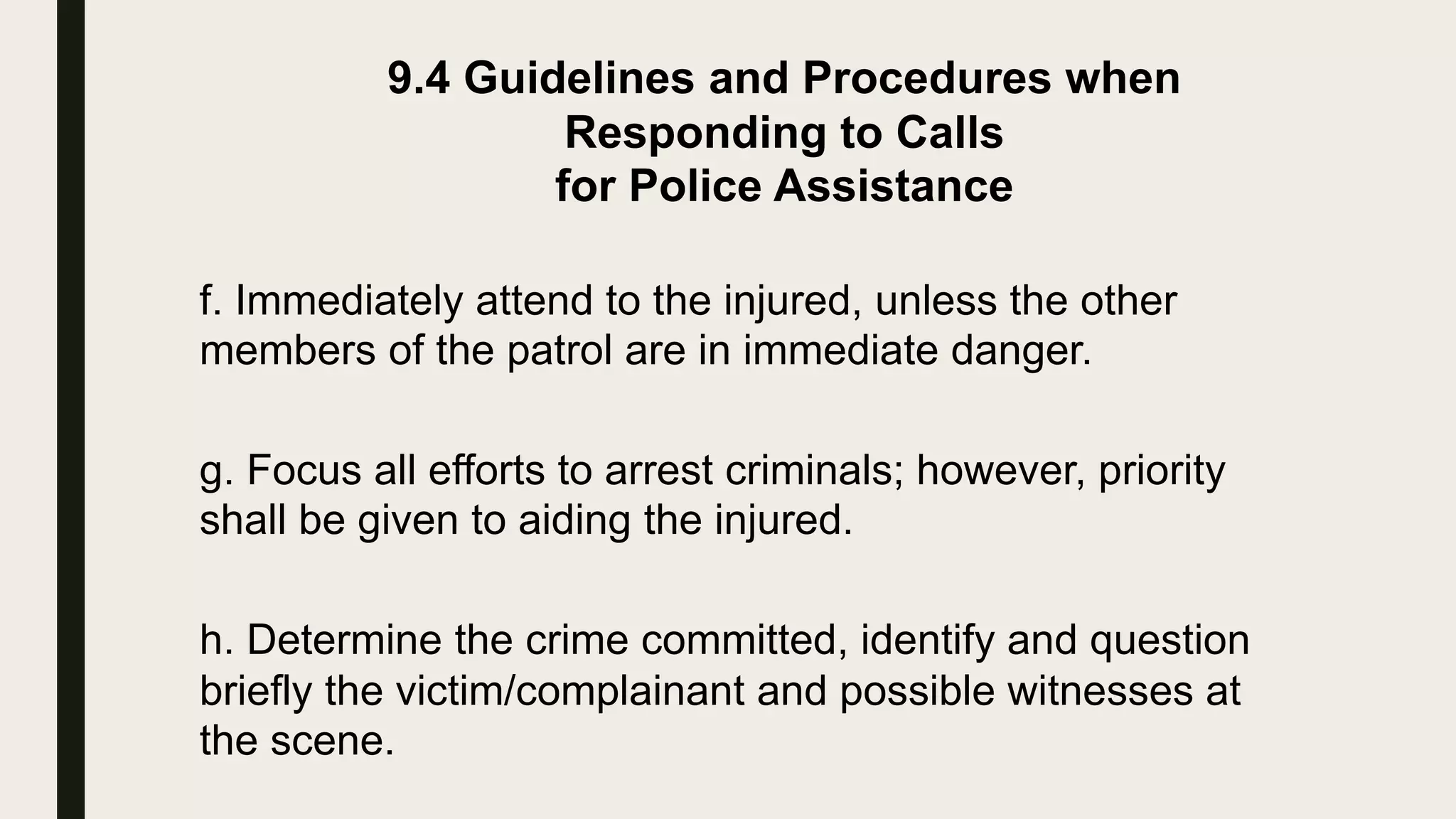 Pnp operational procedure | PPTX | Law