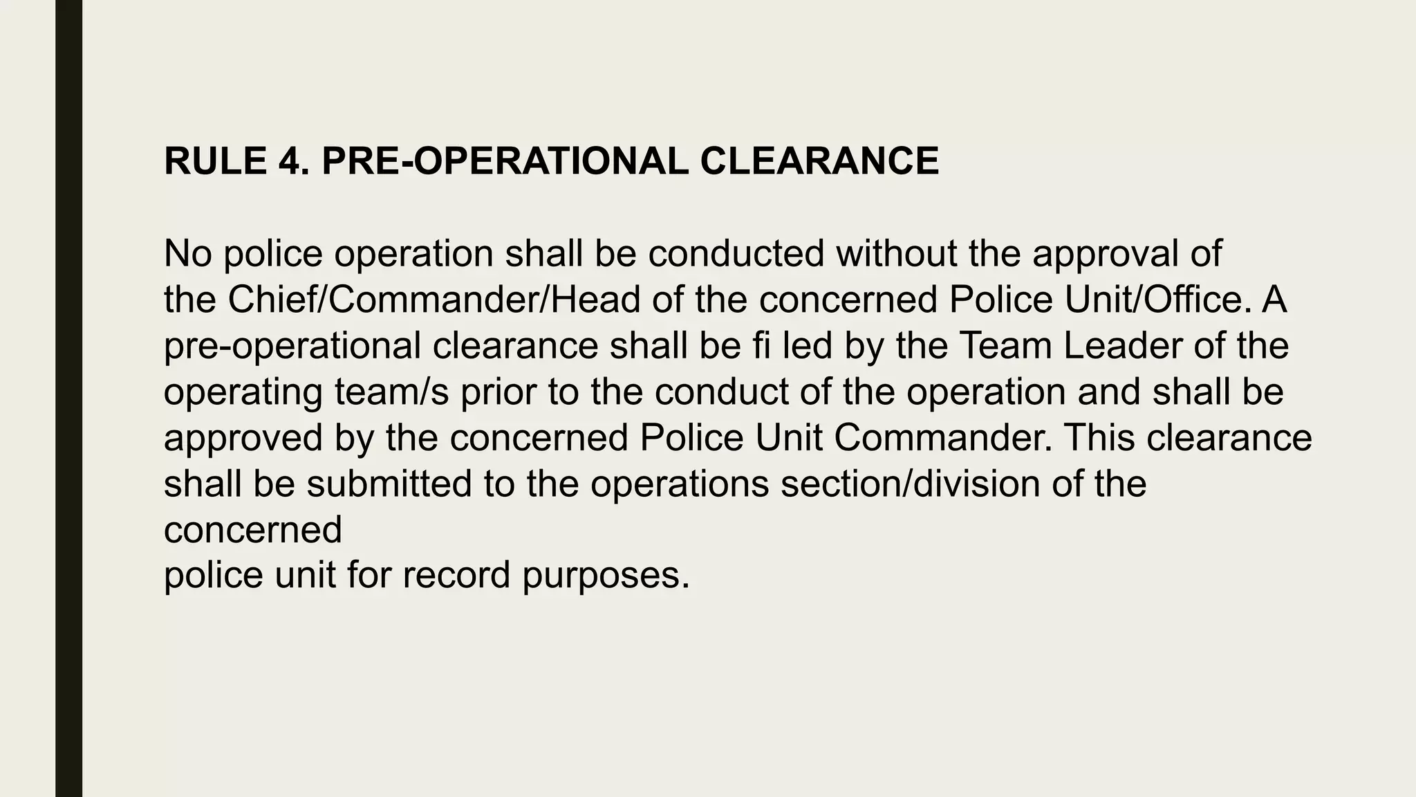 Pnp operational procedure | PPTX