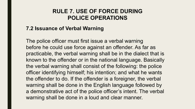 Pnp operational procedure | PPTX | Law