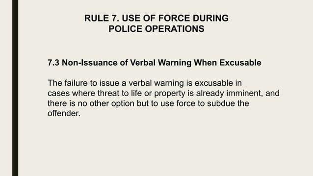 Pnp operational procedure | PPTX | Law