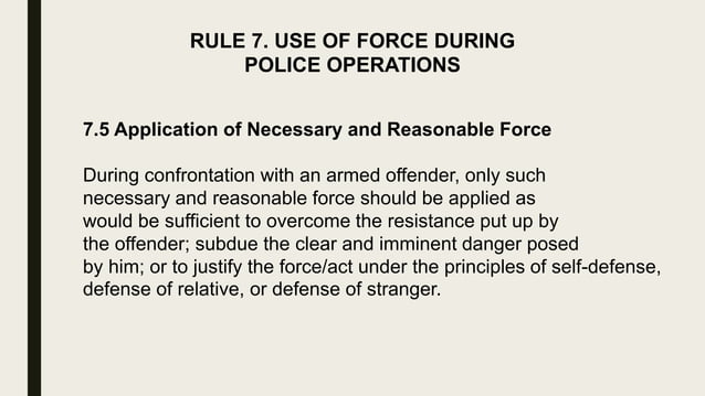 Pnp operational procedure | PPTX | Law