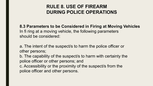 Pnp operational procedure | PPTX | Law