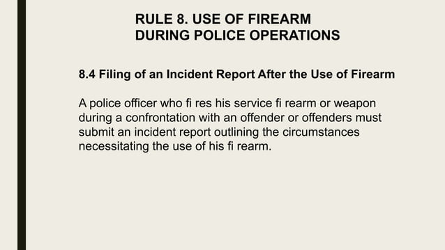 Pnp operational procedure | PPTX | Law