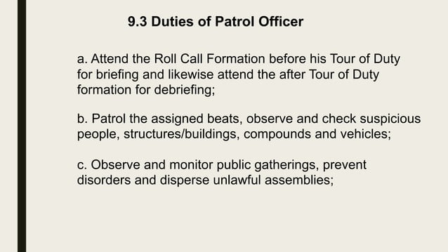 Pnp operational procedure | PPTX | Law