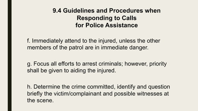 Pnp operational procedure | PPTX | Law