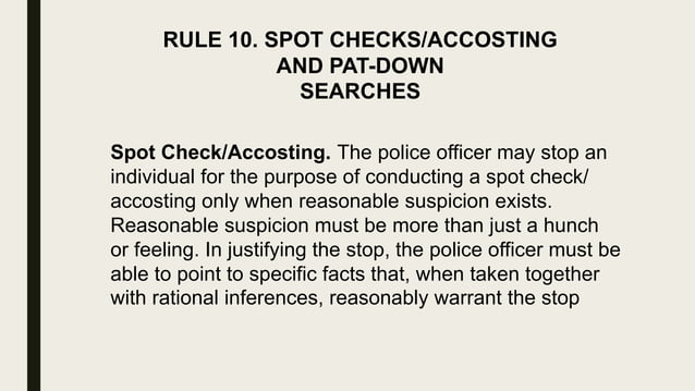 Pnp operational procedure | PPTX | Law