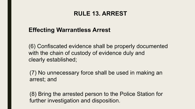 Pnp operational procedure