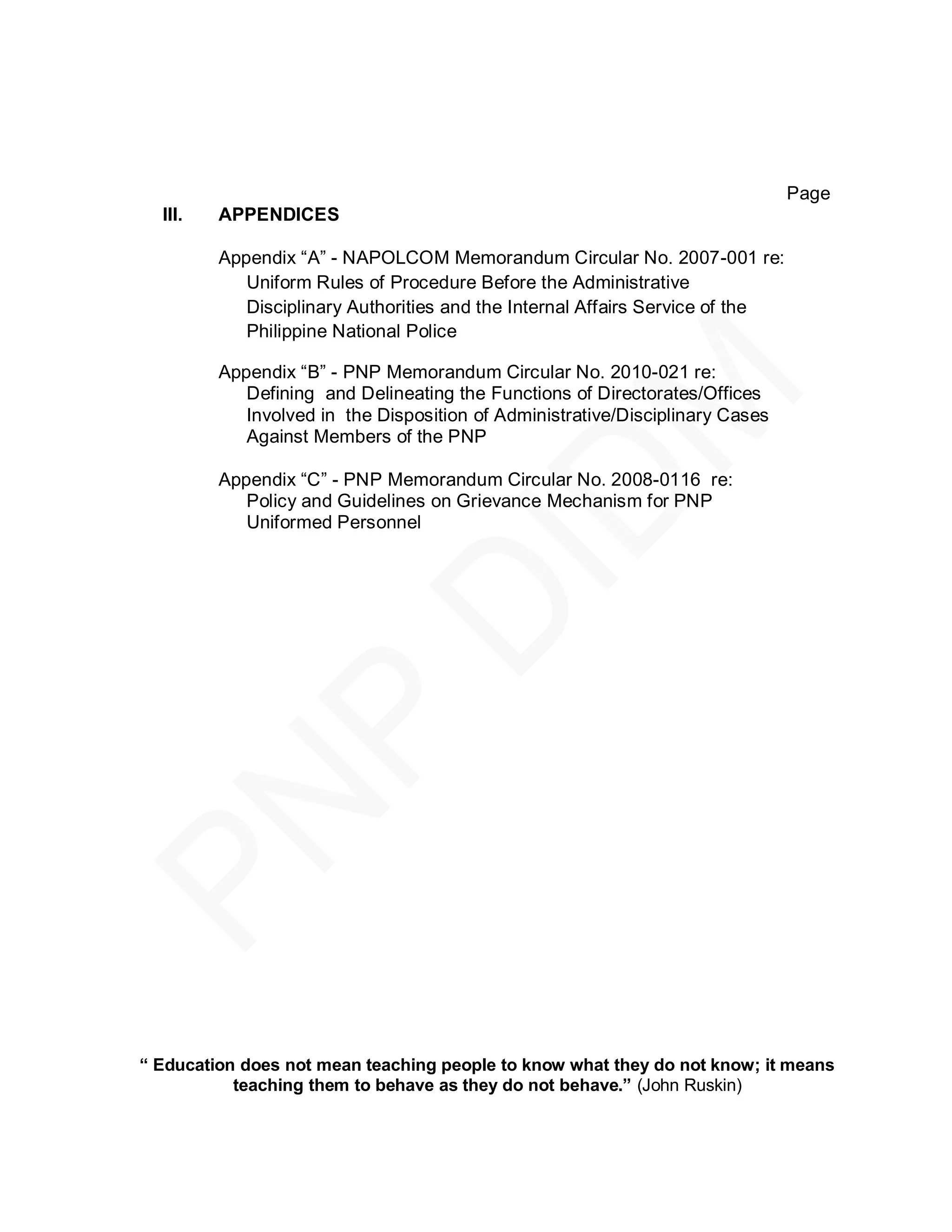 Pnp pre charge evaluation and summary hearing guide | PDF