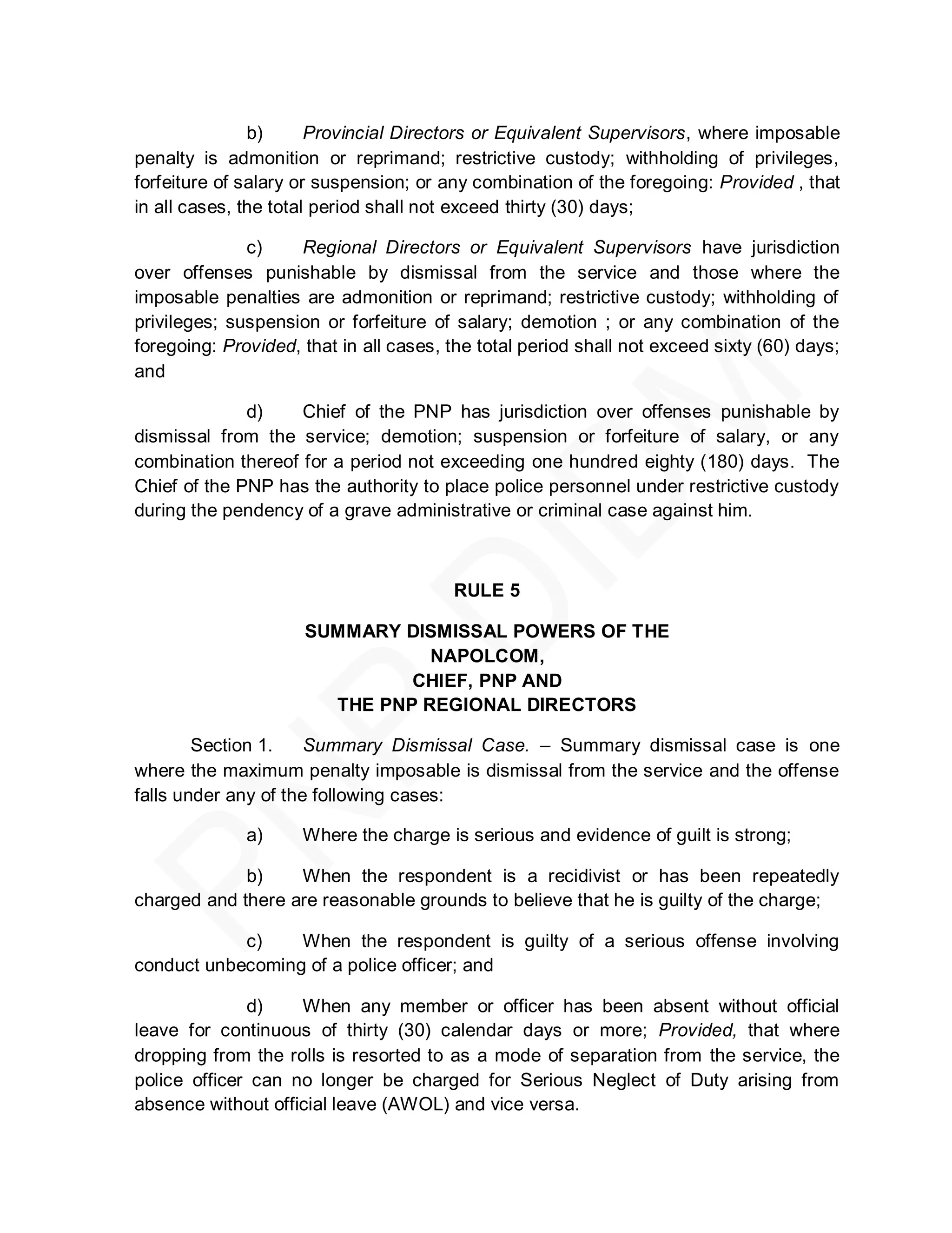 Pnp pre charge evaluation and summary hearing guide | PDF