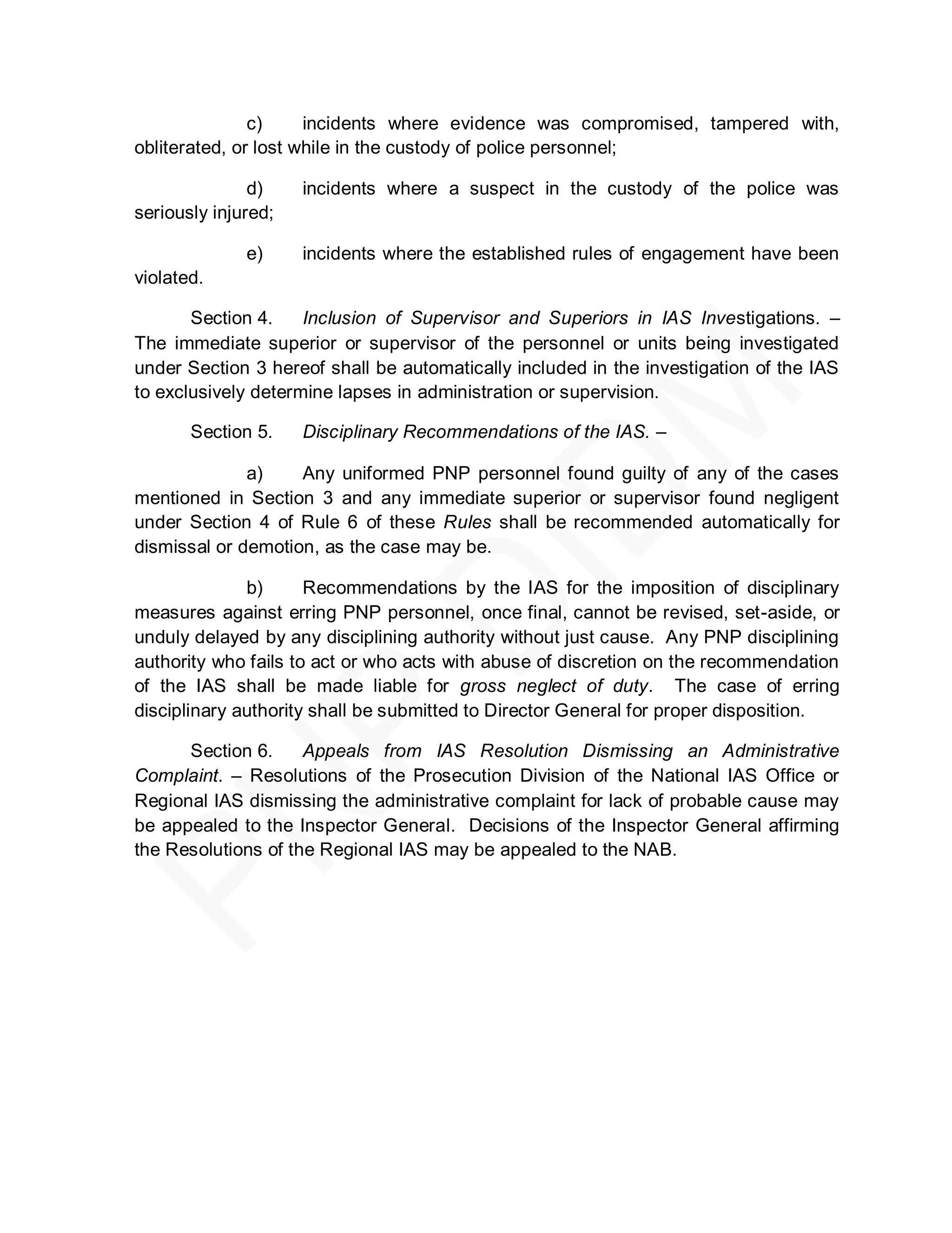 Pnp pre charge evaluation and summary hearing guide | PDF