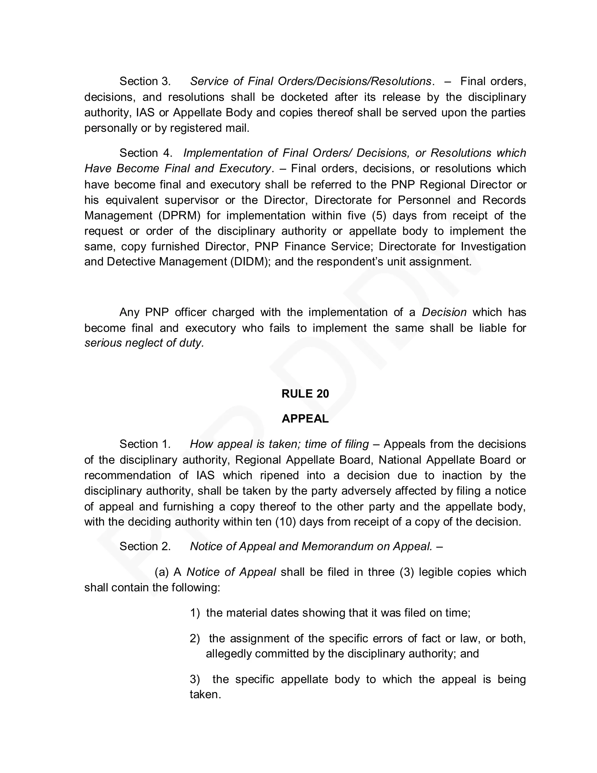 Pnp pre charge evaluation and summary hearing guide | PDF