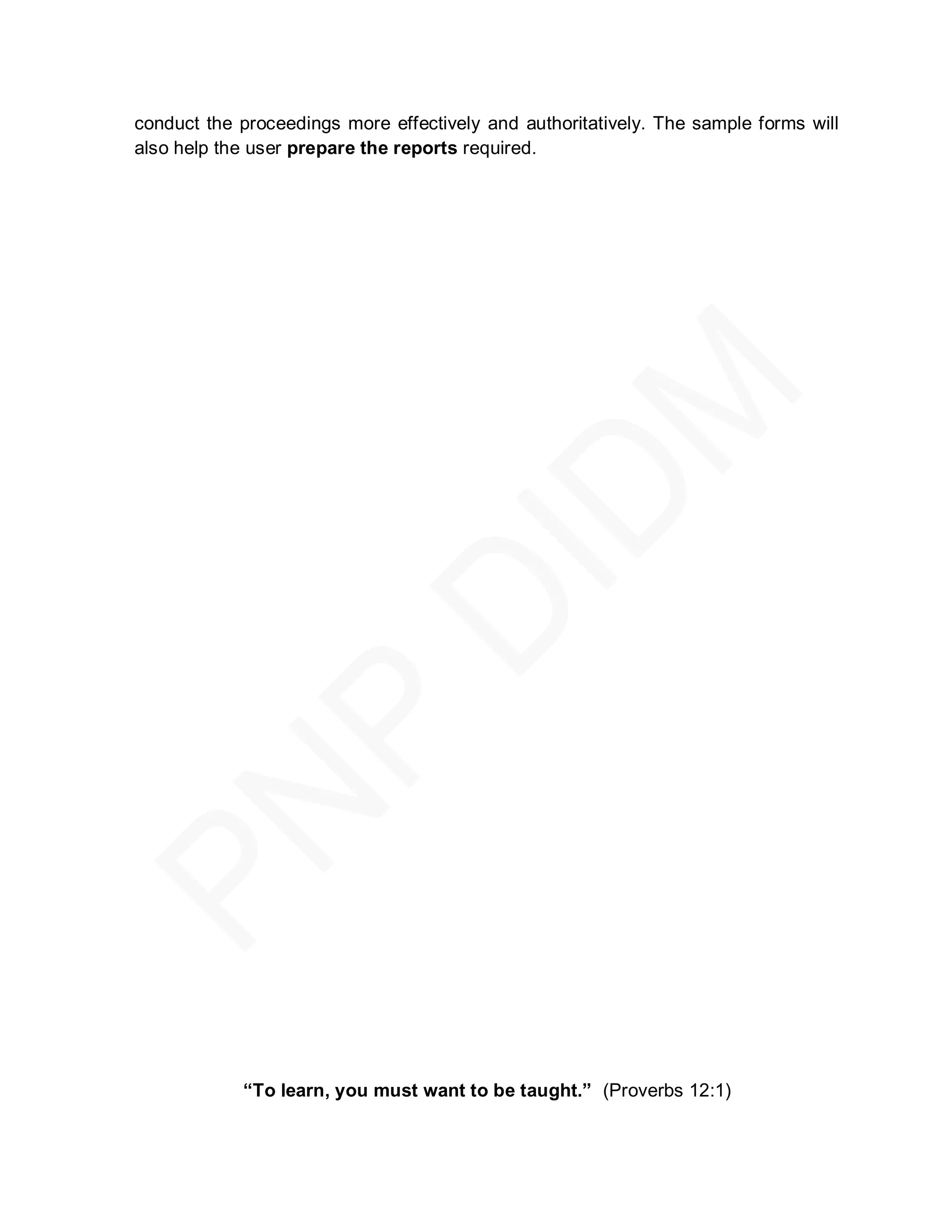 Pnp pre charge evaluation and summary hearing guide | PDF