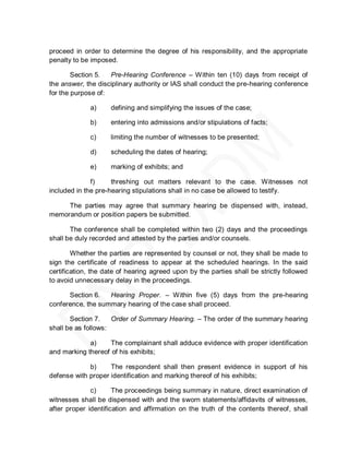 Pnp pre charge evaluation and summary hearing guide | PDF | Law