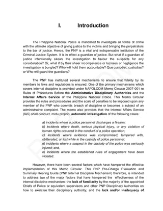 Pnp pre charge evaluation and summary hearing guide | PDF