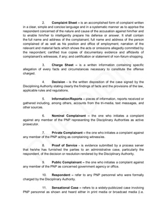 Pnp pre charge evaluation and summary hearing guide | PDF | Law