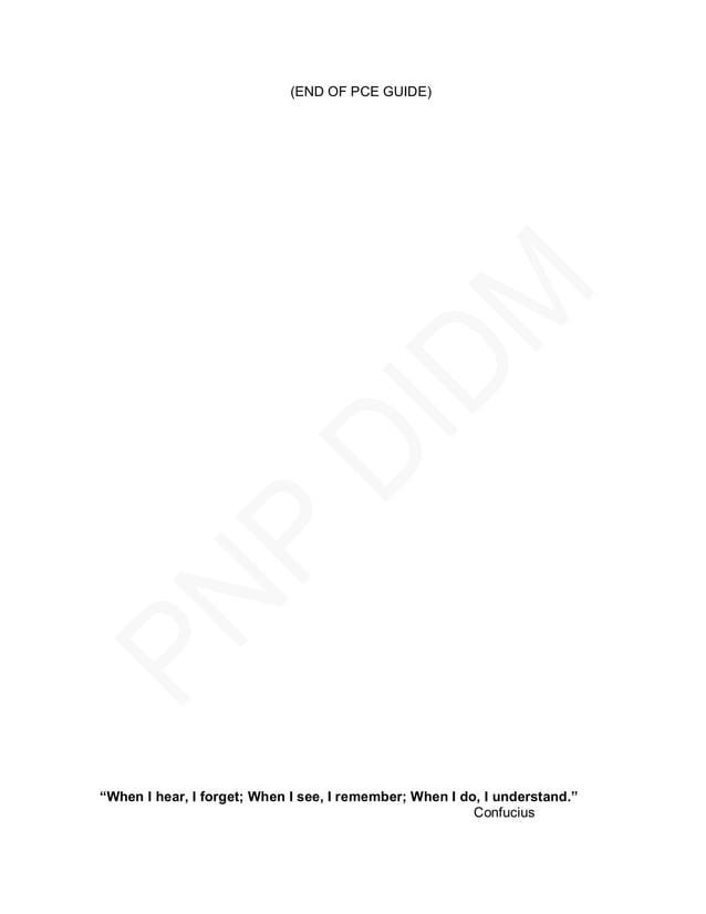 Pnp pre charge evaluation and summary hearing guide | PDF | Law