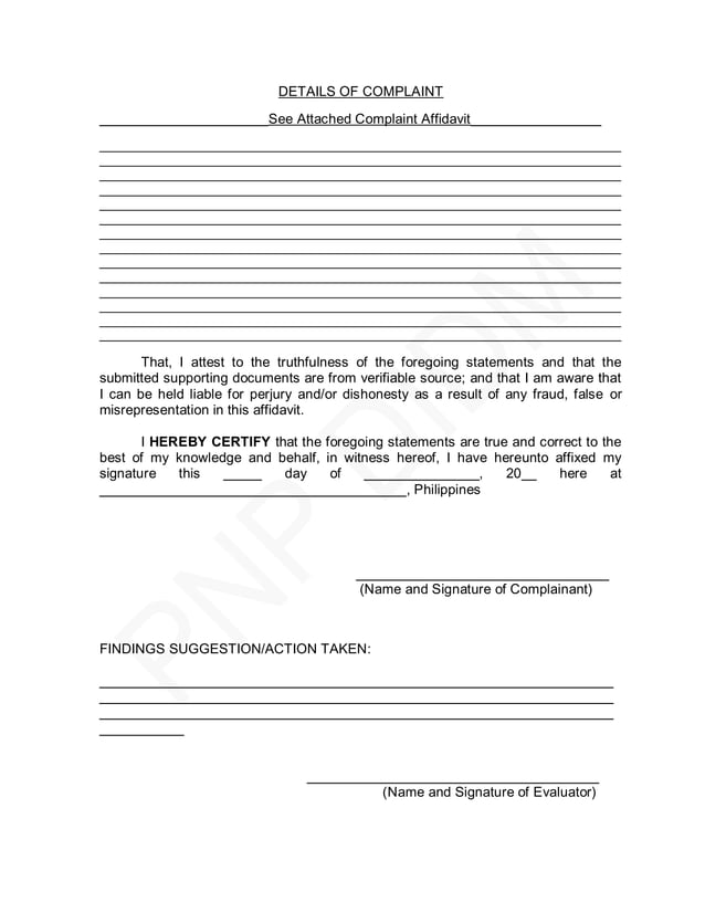 Pnp pre charge evaluation and summary hearing guide | PDF | Law