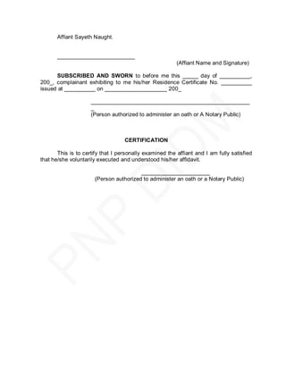 Pnp pre charge evaluation and summary hearing guide | PDF